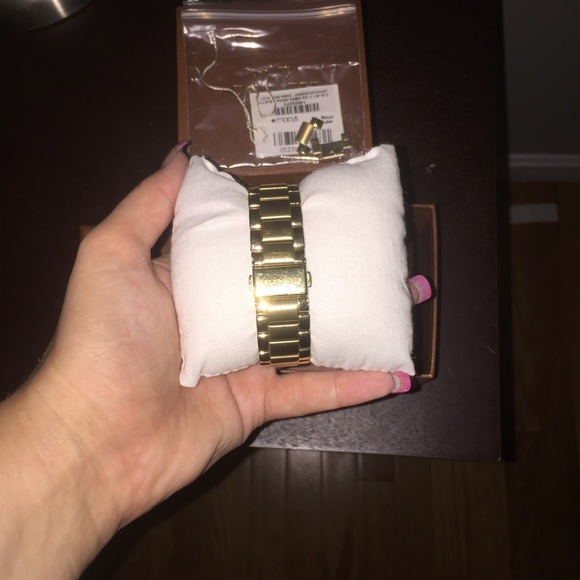 Coach | Accessories | Gold Coach Watch With Pink Faceplate | Poshmark