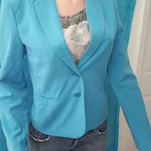 Jackets & Coats | Womens Turquoise Blazer | Poshmark