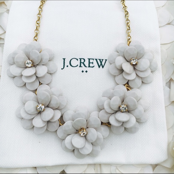J. Crew | Jewelry | Nwt J Crew Floral Burst Statement Necklace | Poshmark