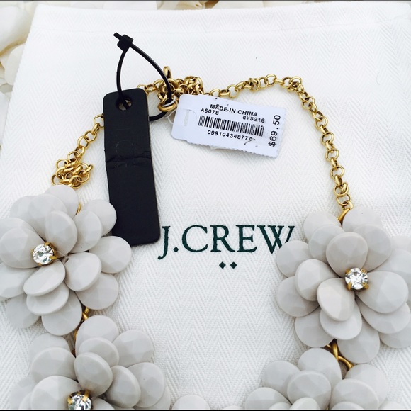 J. Crew | Jewelry | Nwt J Crew Floral Burst Statement Necklace | Poshmark