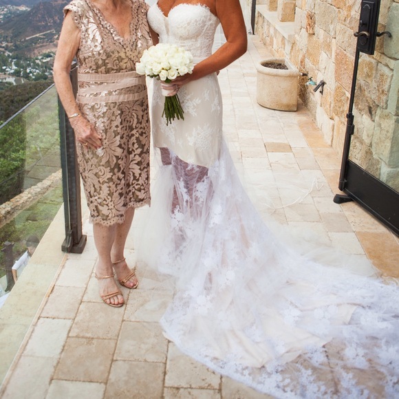 Birgit Muller | Dresses | Chantilly Lace Custom Wedding Gown | Poshmark