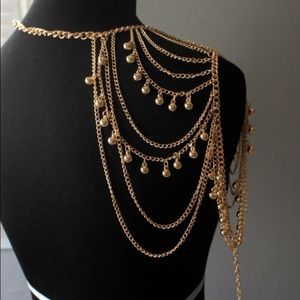 Jewelry | Gold Shoulder Chain | Poshmark