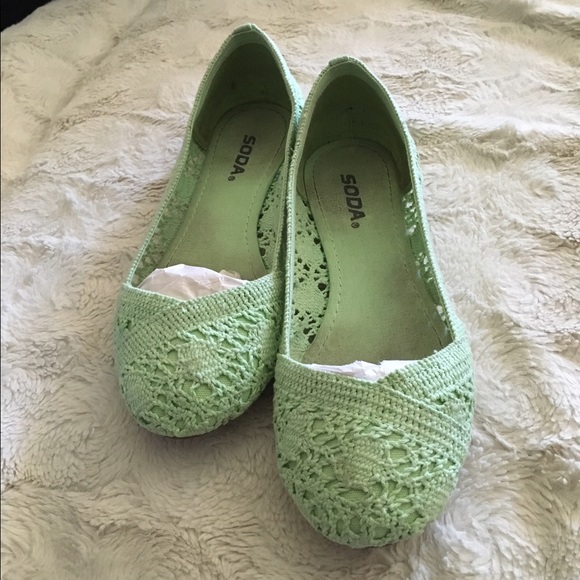 Soda | Shoes | Soda Mint Colored Flats | Poshmark