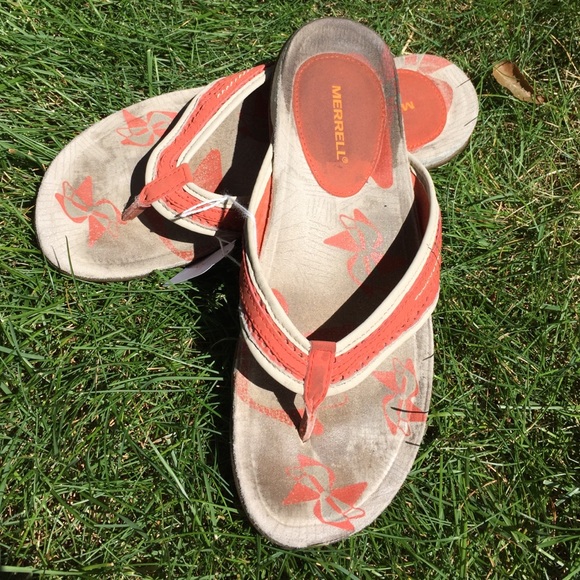 Merrell | Shoes | Coral Merrell Sandals | Poshmark