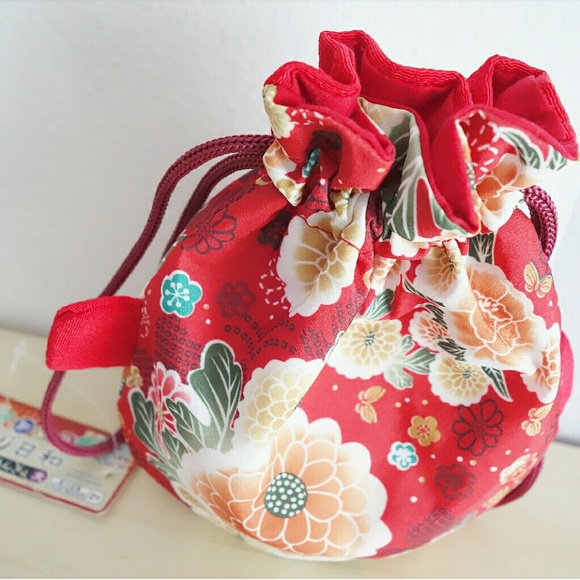 Bags | Cute Japan Koi Drawstring Bag | Poshmark