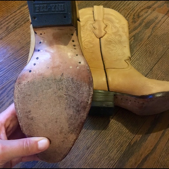 Fel-Yni | Shoes | Authentic Yellow Cowboy Boots | Poshmark