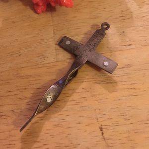 Vintage | Jewelry | Vintage Inri Italian Cross Pendent | Poshmark