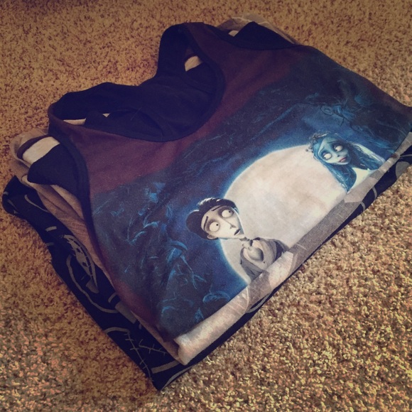 Hot Topic | Tops | Bundle Of Tim Burton Clothing | Poshmark