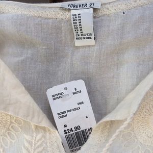 Forever 21 | Tops | Women Top Cream Color | Poshmark
