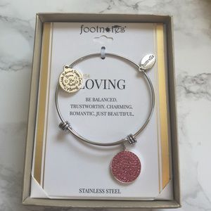 Footnotes | Jewelry | Pink Rhinestone Be Footnotes Bracelet | Poshmark