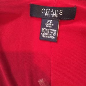 Chaps | Dresses | Chaps Red Dress Size Xs | Poshmark