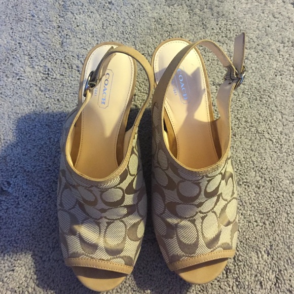 Coach | Shoes | Authentic Coach Wedges | Poshmark