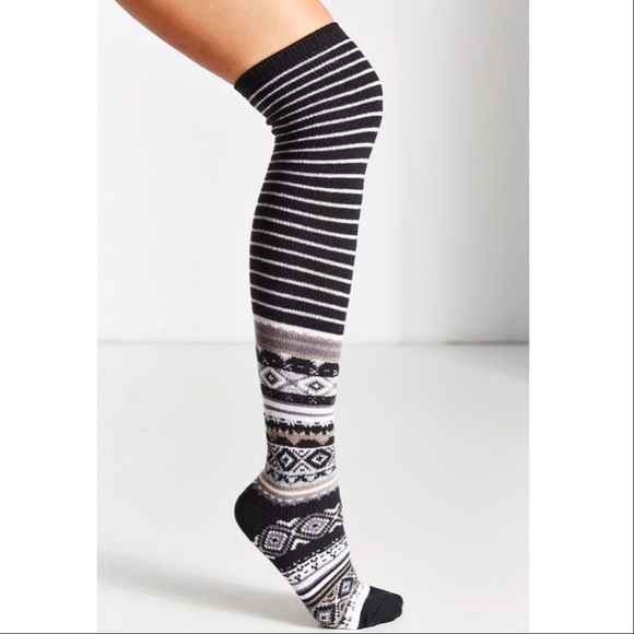 Accessories | Fair Isle Thigh High Socks | Poshmark