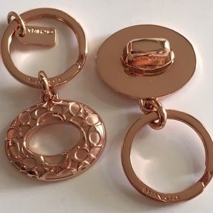 Coach | Accessories | Coach Rose Gold Tone Valet Keychain Nwt | Poshmark