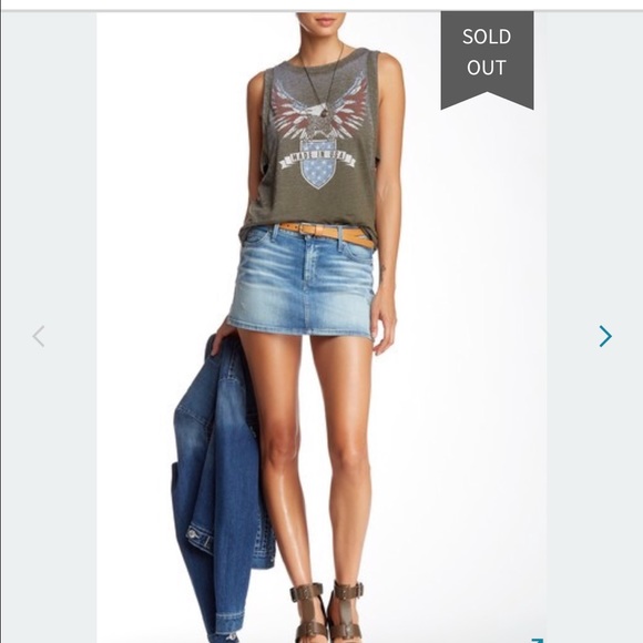 True Religion | Skirts | Nwt Alexia High Thigh Mini Skirt | Poshmark