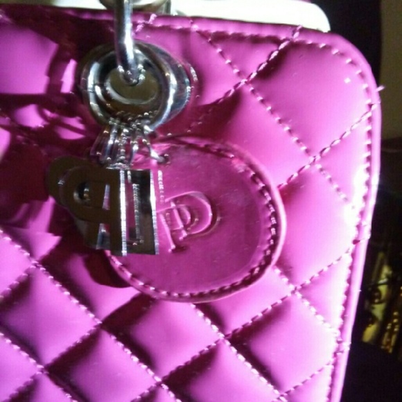 Prima Donna | Bags | Pink Green Italian Patent Leather Handbag | Poshmark