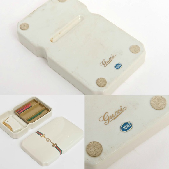 Gucci | Accessories | Gucci Vintage Porcelain Twopart Box Jewelry Dish ...