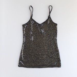 Express | Tops | Express Sequin Tank Top | Poshmark