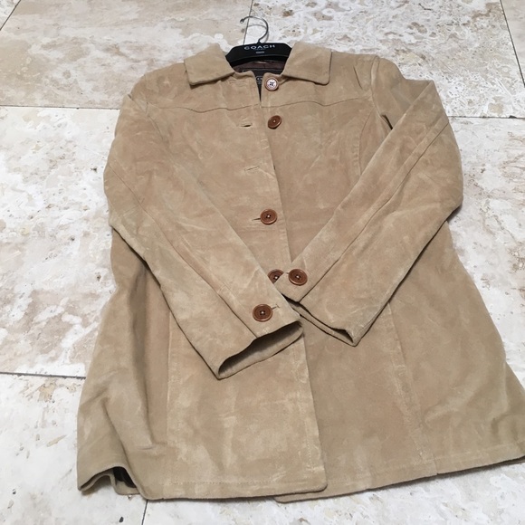 Coach | Jackets & Coats | Coach Suede Coat | Poshmark