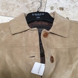 Coach | Jackets & Coats | Coach Suede Coat | Poshmark
