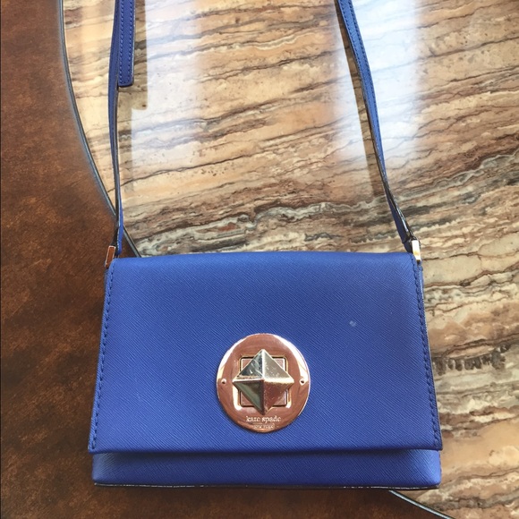 Kate Spade Royal Blue Purse | semashow.com