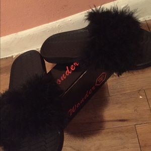 Nike Shoes | Fuzzy Slippers | Poshmark