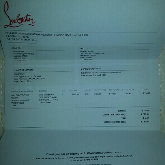 Shoes | Receipt | Poshmark