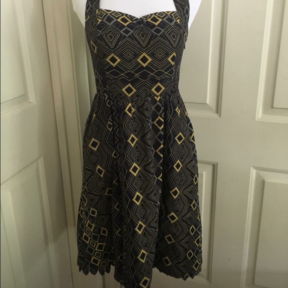 Anthropologie | Dresses | Edme Esyllte Rhythmic Repetition Dress | Poshmark