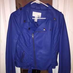 46% off Bar III Jackets & Blazers - Bar III Army Green Faux Leather ...
