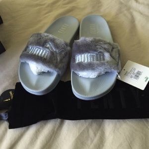 Puma - Rihanna FENTY fur slides from F's closet on Poshmark