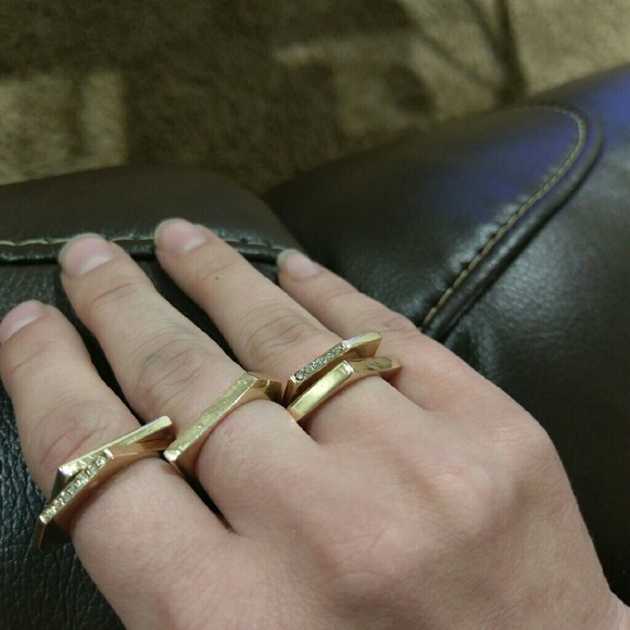 T&J Designs | Jewelry | Sale Tj Designs Modern Stack Ring | Poshmark