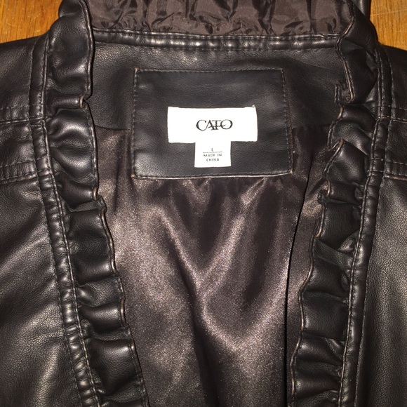 Cato | Jackets & Coats | Catos Leather Jacket | Poshmark