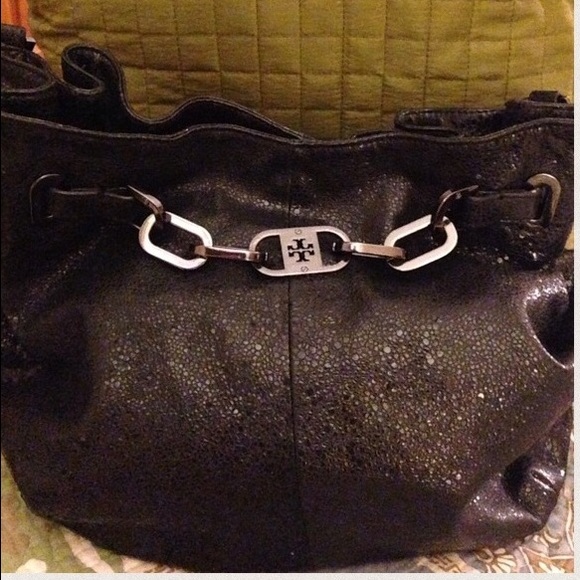Tory Burch | Bags | Black Unique Tory Burch Handbag Authentic | Poshmark