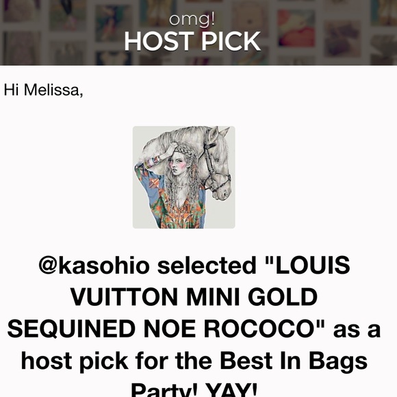 Louis Vuitton | Bags | Louis Vuitton Sequined Noe Rococo Bag | Poshmark