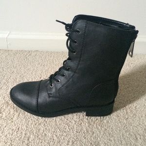 BONGO | Shoes | Black High Combat Boots | Poshmark