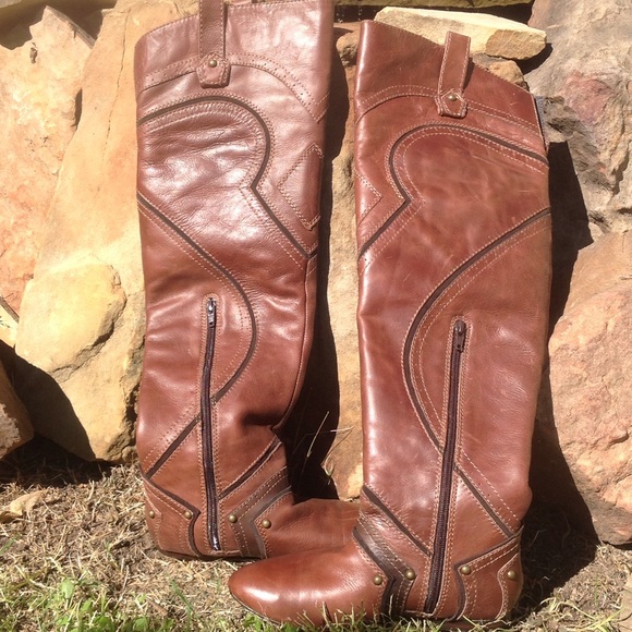 ZiGi ny | Shoes | Hp Zigi Ny Over The Knee Leather Boots 7 | Poshmark