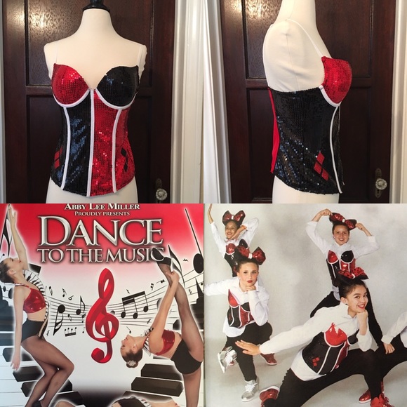 Dance Moms Competition Bustier - Med - Gem