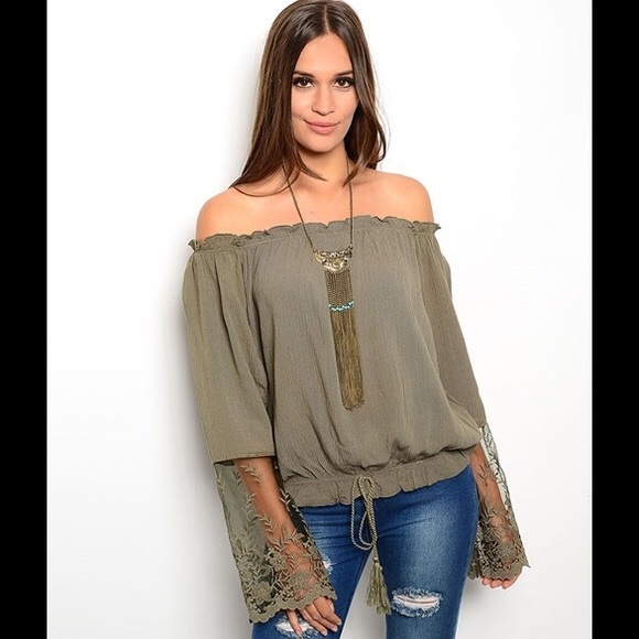 Tops | Boho Off The Shoulder Top | Poshmark