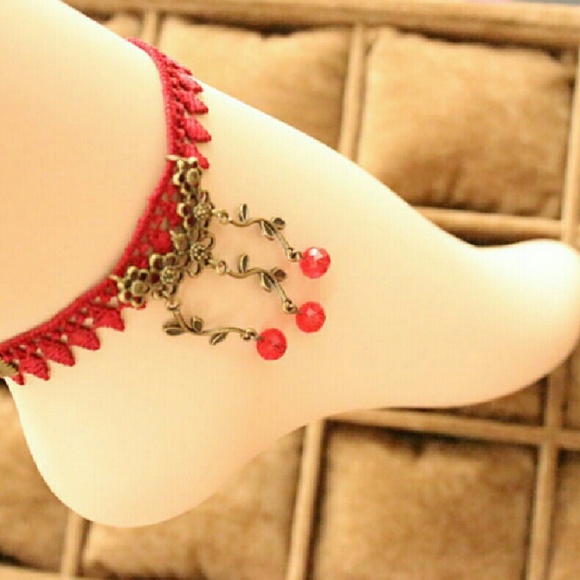 Handmade | Jewelry | Whitecolored Anklets Awl53 | Poshmark