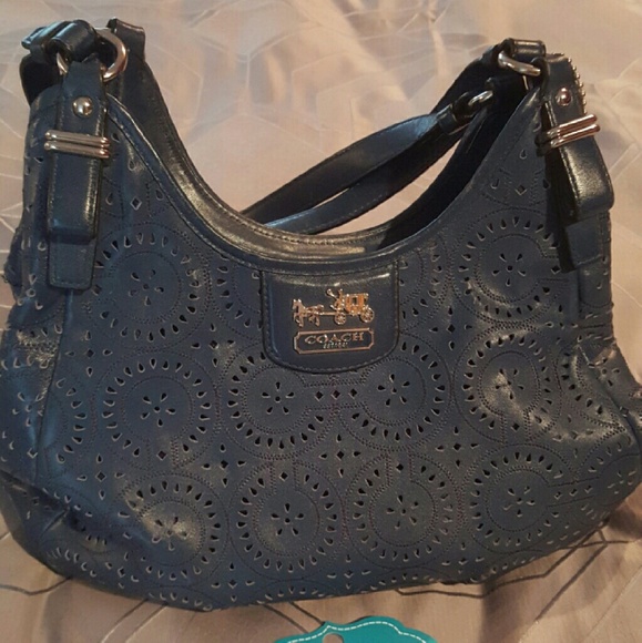 Coach | Bags | Navy Blue Coach Bag | Poshmark
