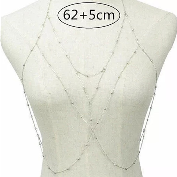 Jewelry | Nwtsilver Boho Body Chain Delicate Sexy | Poshmark
