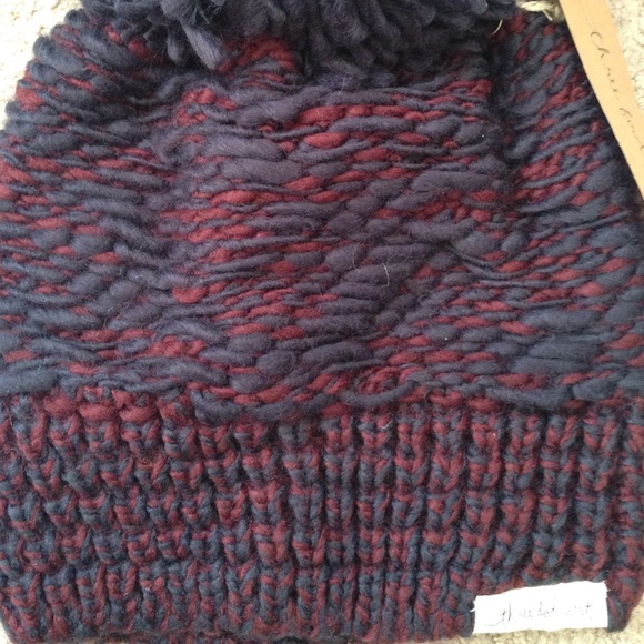 Three Bird Nest | Accessories | Marled Color Combo Knit Pom Pom Beanie ...