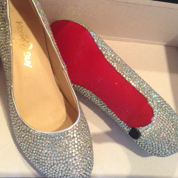 Honey buy | Shoes | Sparkly Bedazzled Heels | Poshmark