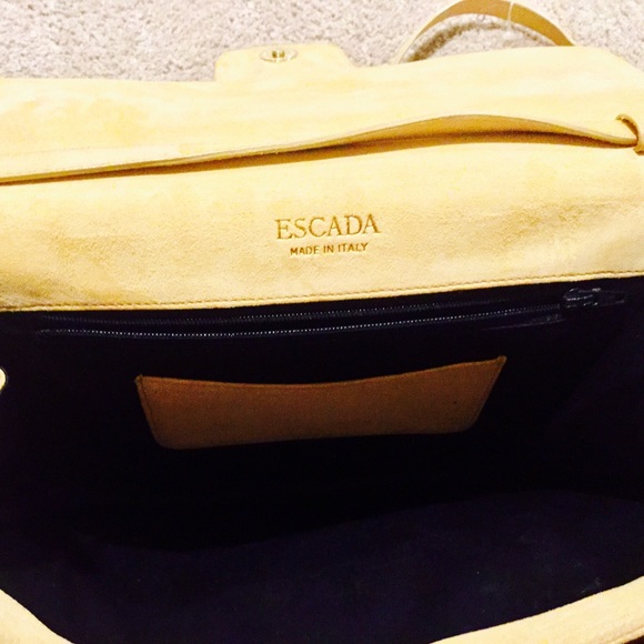 Escada | Bags | Vintage Suede Escada Bag | Poshmark