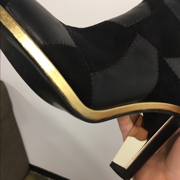 Rodarte | Shoes | Rodarte Other Stories Patchwork Leather Booties ...