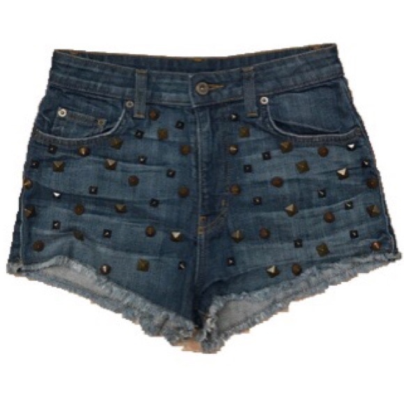 LF | Shorts | Lf Carmar Highwasted Studded Shorts | Poshmark