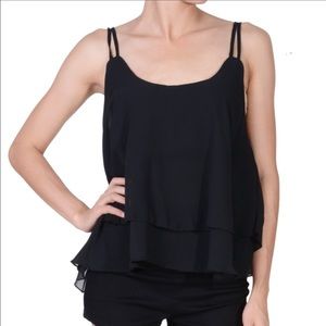 Tops | Chiffon Babydoll Tank | Poshmark