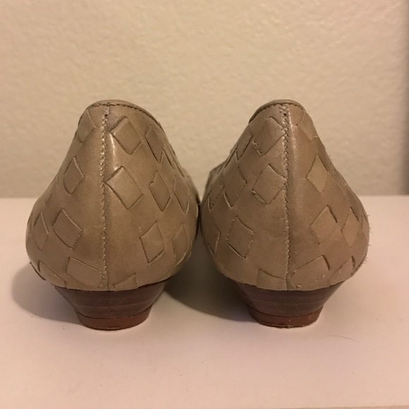 Calico | Shoes | Leather Woven Vintage Calico Flats | Poshmark