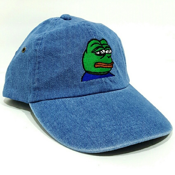Accessories | Pepe The Frog Hat Denim | Poshmark