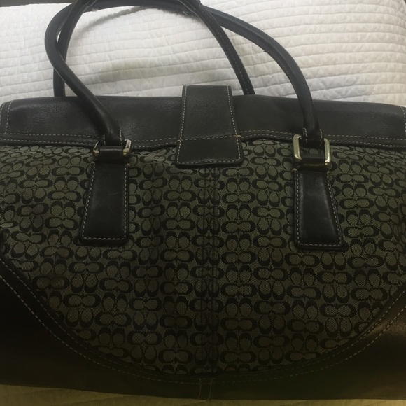 Coach | Bags | Coach Logo Handbag | Poshmark